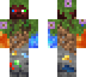Elemental man | Minecraft Skin