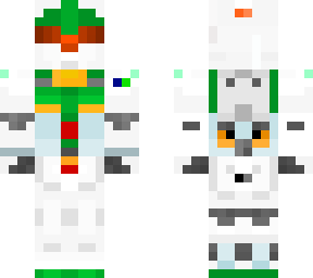 RGM-79N GM Custom (Anaheim Laboratory Colors) | Minecraft Skin