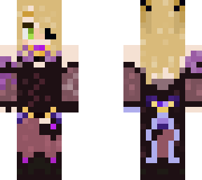 fischl 2025 fixed eyebrows | Minecraft Skin