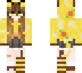 Mooobloom girl, eyes re-skin | Minecraft Skin