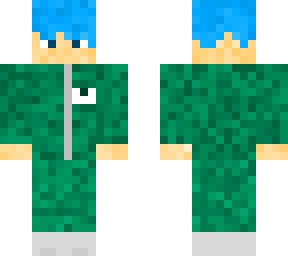 player squd game zipper | Minecraft Skin
