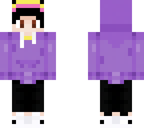 Purple Bellsprout hoodie | Minecraft Skin