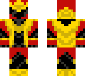 Red Power Ranger | Minecraft Skin