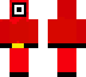 squid game manager square | Minecraft Skin