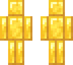 gold blok guy | Minecraft Skin