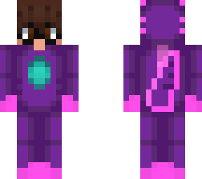 Me (EnderGamingW) Wearing Endolotl Suit | Minecraft Skin