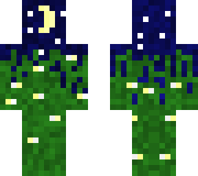 Moonlight and fireflies. | Minecraft Skin