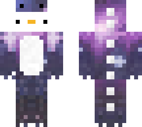 Galaxy Duck Pajamas (White) | Minecraft Skin