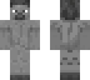 Grey Steve | Minecraft Skin