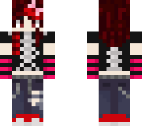Red haired scemo girl | Minecraft Skin
