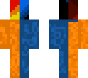 fire and water | Minecraft Skins