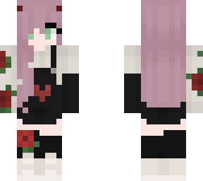 Rose girl | Minecraft Skin