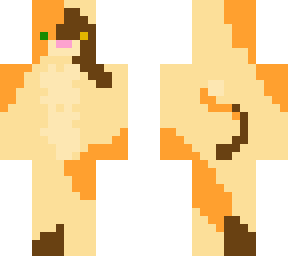 simple calico cat skin | Minecraft Skin