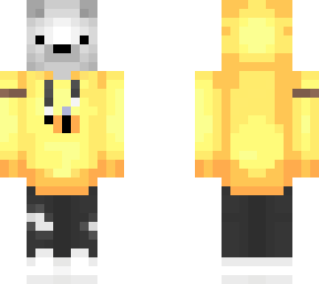 Bee hoodie polar bear | Minecraft Skin