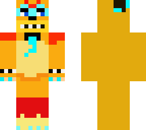 Glamrock Freddy fnaf | Minecraft Skin