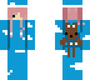 kawaii dreamy sleep girl | Minecraft Skin