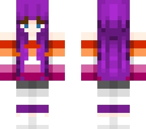 ace purple hair | Minecraft Skin