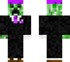 Purple Creeper | Minecraft Skin