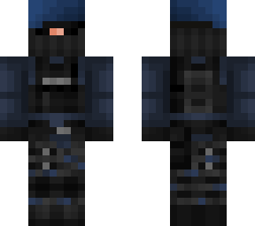 SCP: Foundation | Mobile Task Force "MTF" - Commando (V2) | Minecraft Skin