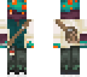 Warped Mushroom Fisherman | Minecraft Skin