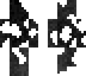 broken Blue Fire Skeleton With no eyes | Minecraft Skin