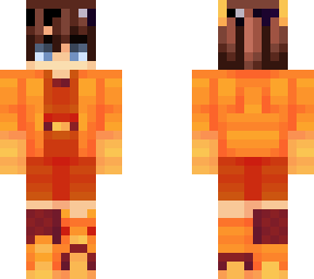Ponky | Event Skin | Orange Team | Minecraft Skin