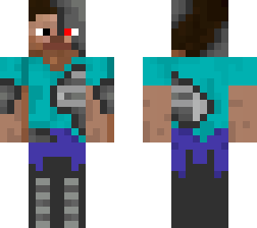 robot steve | Minecraft Skins