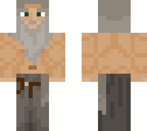 Shirtless Wizard | Minecraft Skin