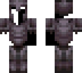 Chaos In Netherite armor | Minecraft Skin