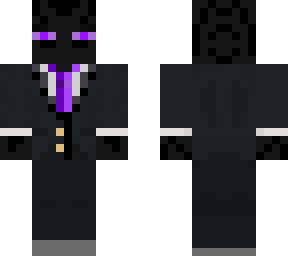 purple suit enderman | Minecraft Skin