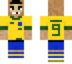 R9 | Ronaldo Nazario | Minecraft Skin