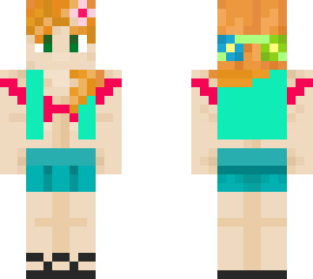Tropical BPS Alex (2025 Retexture) | Minecraft Skin