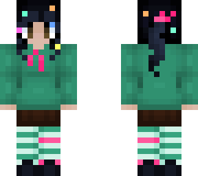 Vanellope von Schweetz | Minecraft Skin