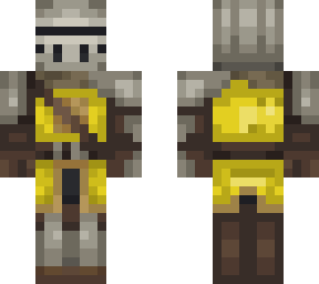 Yellow Knight (Recolored) ORIGINAL FROM schwinidu | Minecraft Skin