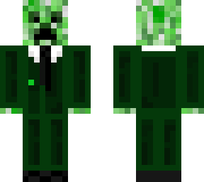 creeper in a suit | Minecraft Skins