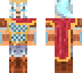 Glaive Warrior Pantheon | Minecraft Skin