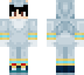 silver the hedgehog | Minecraft Skins