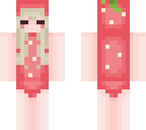 Strawberry girl | Minecraft Skin