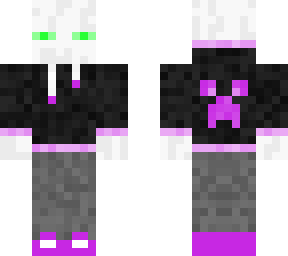 Minecraft Skins Enderman Hoodie