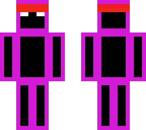 Zova, skin witch pink outline, new band | Minecraft Skin