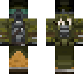 Forest camo NCR veteran ranger MK2 | Minecraft Skin