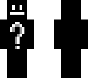 black question mark | Minecraft Skins