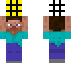 Steve holding a Rubik's Cube | Minecraft Skin