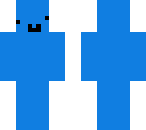 goofy ahh blue blob | Minecraft Skin