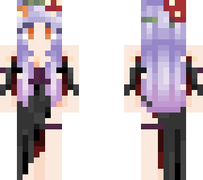 Lyla Lushbloom Funeral Outfit | Minecraft Skin