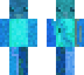 Messy blue | Minecraft Skin