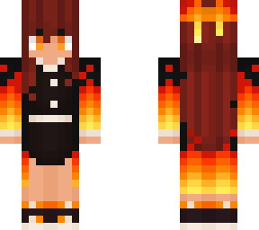 fire girl | Minecraft Skins