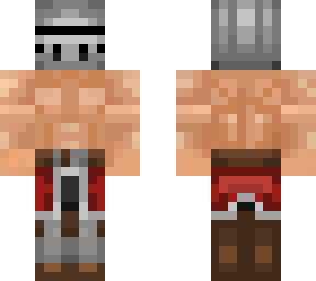 Buff Red Knight Improved | Minecraft Skin