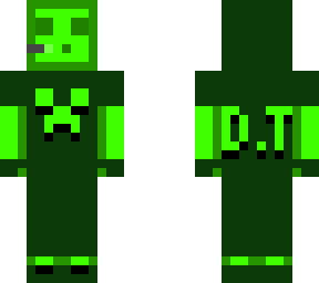 Lime Green Youtuber | Minecraft Skin