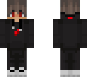red and black gamer | Minecraft Skins